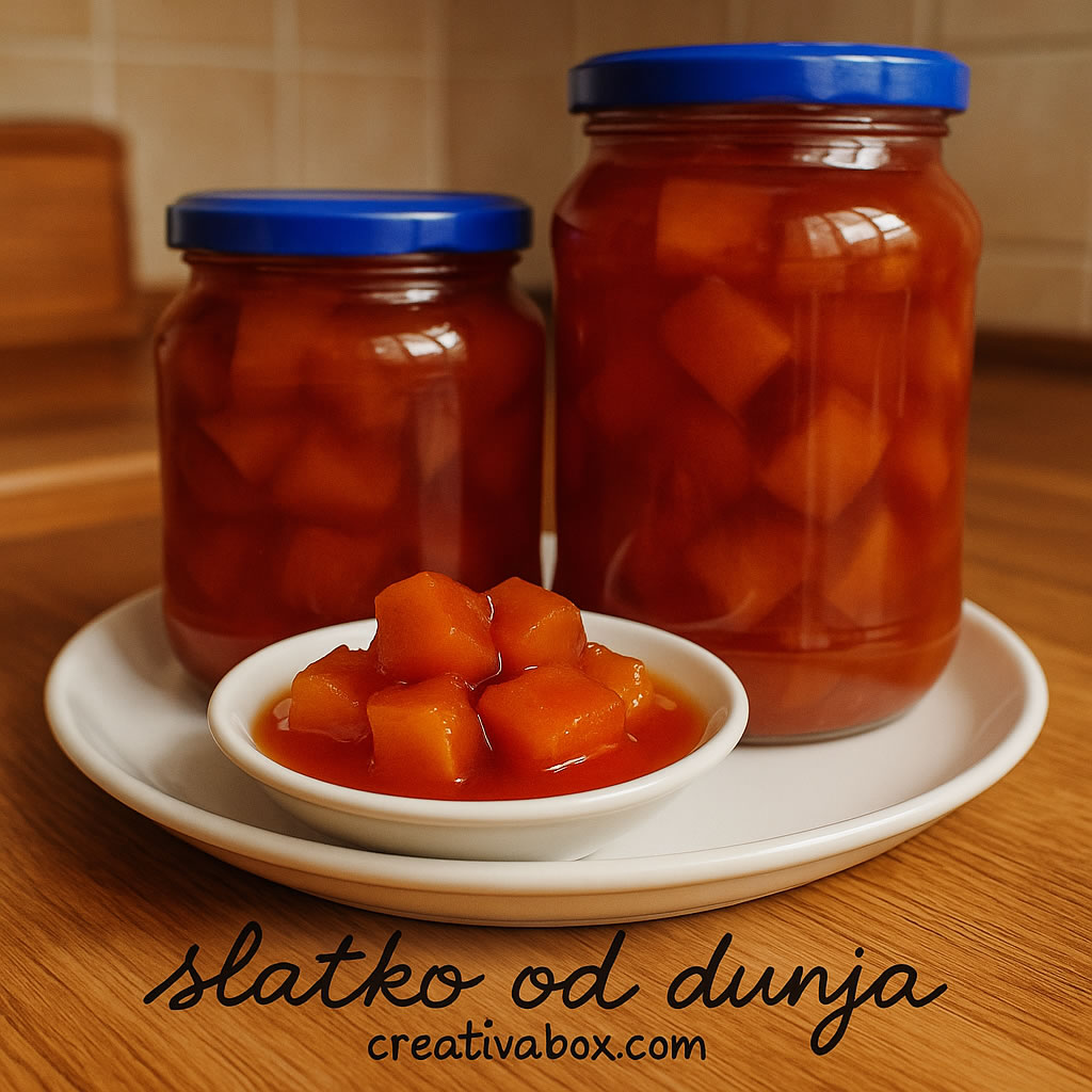 Slatko od dunja – tradicionalni recept za savršenu zimnicu