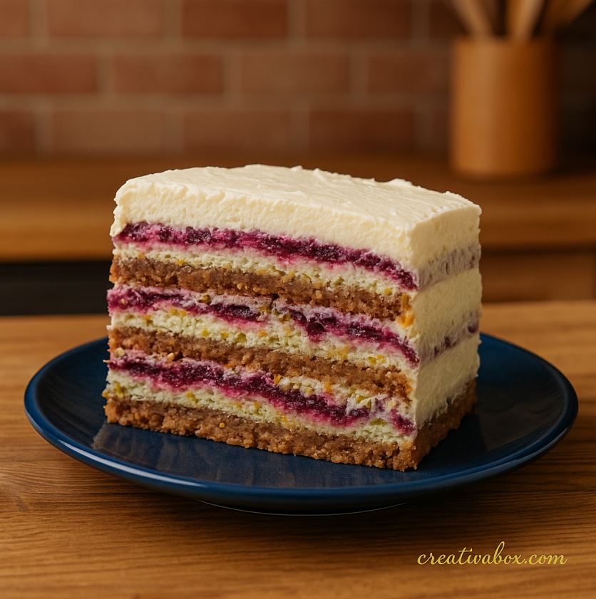 Posna pistać malina torta – kraljica svečanog stola