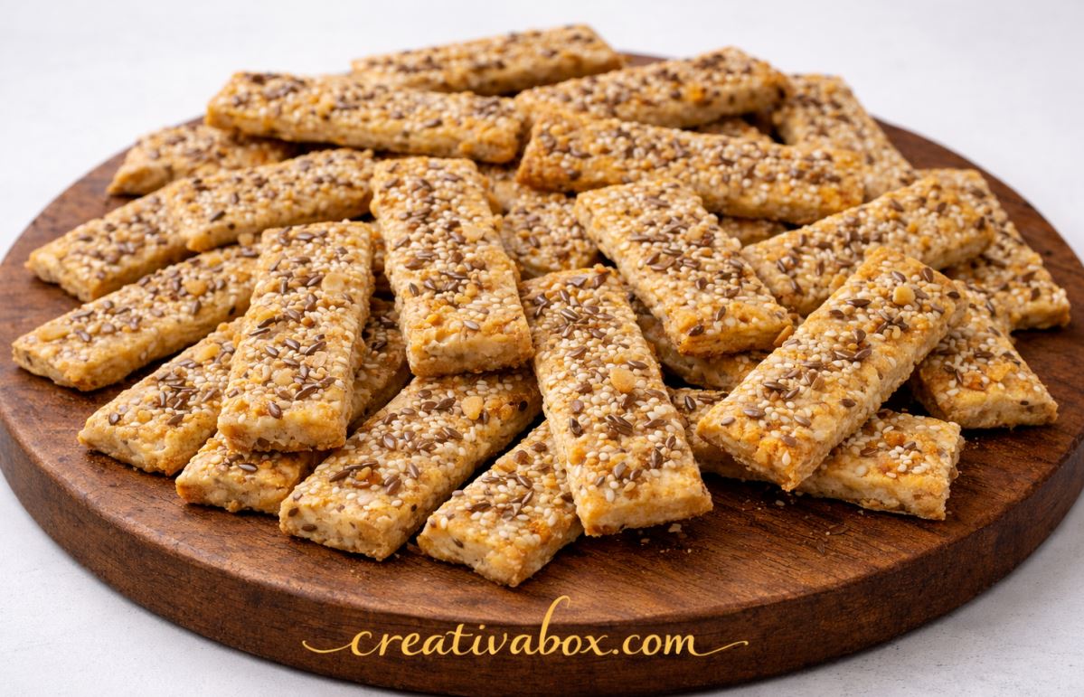 Posne slane štanglice kao krekeri – hrskave i gotove za 20 minuta